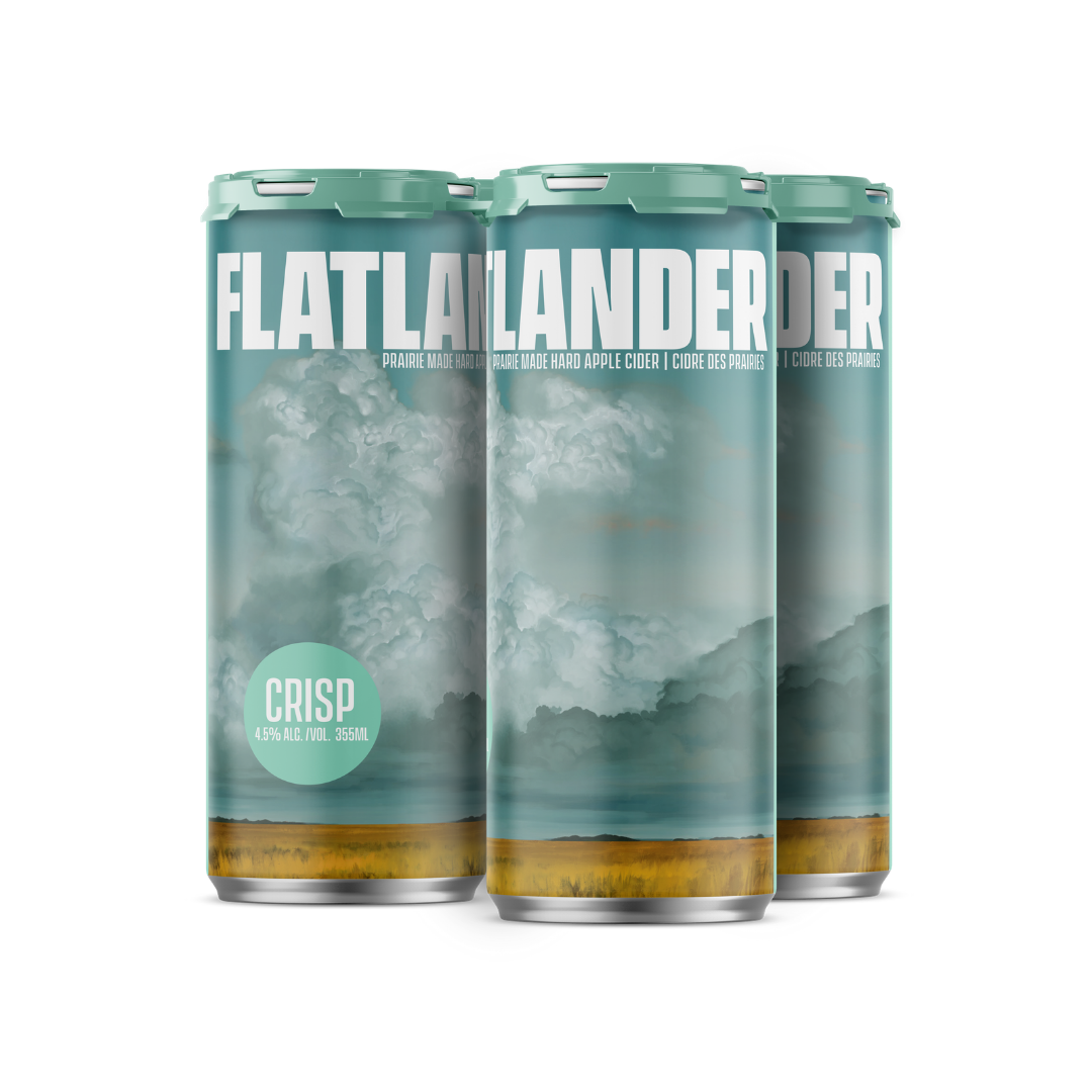 Flatlander Crisp 4 Cans – Co-op Wine Spirits Beer Saskatoon