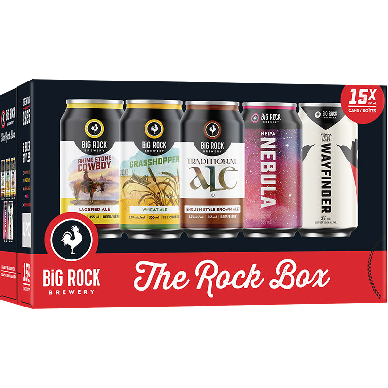 Big Rock Rock Box Variety Pack 15 cans – Co-op Wine Spirits Beer Saskatoon