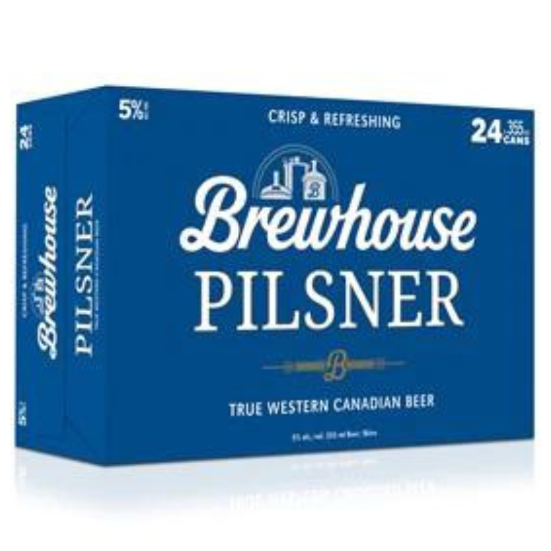Brewhouse Pilsner 24 Cans – Co-op Wine Spirits Beer Saskatoon