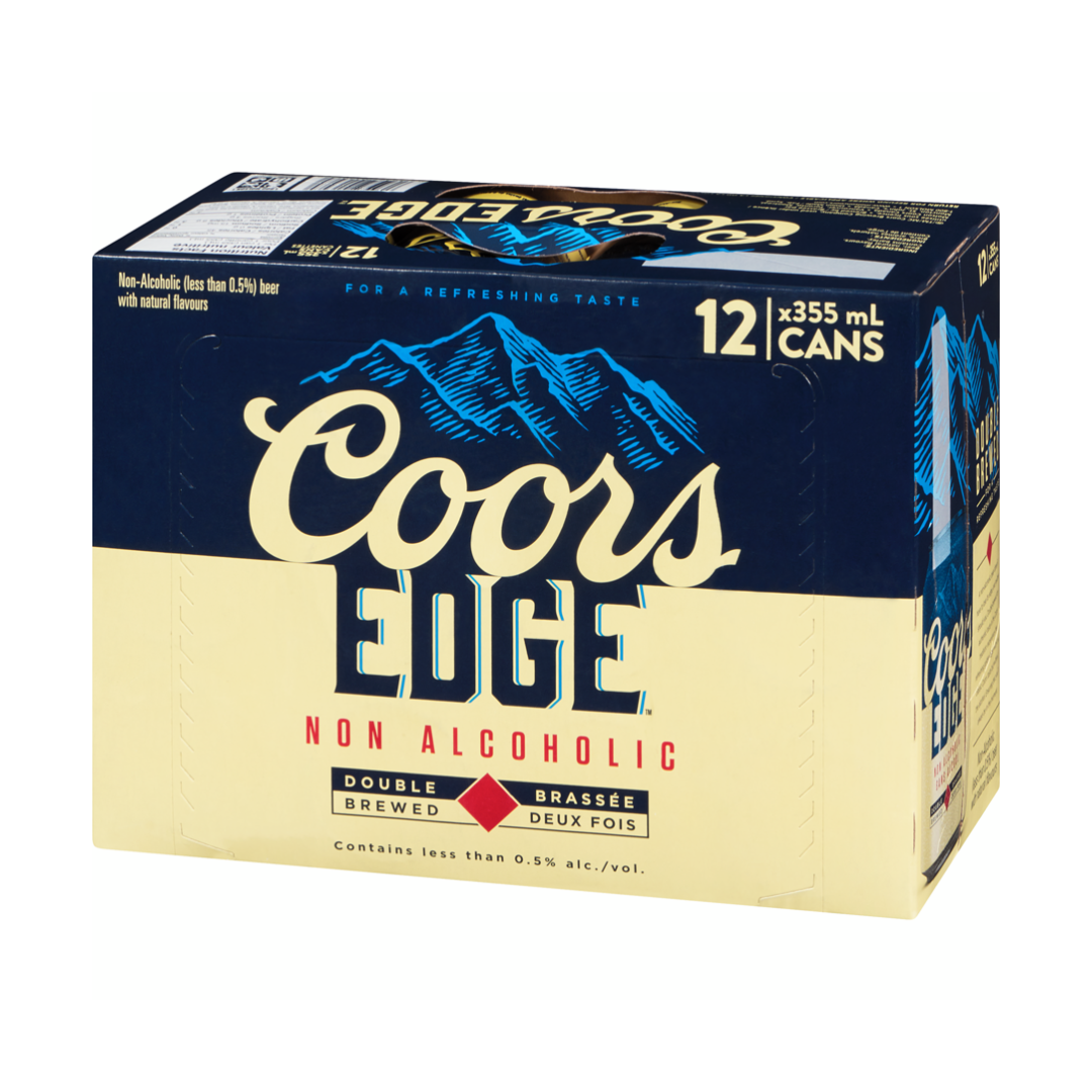 Coors Edge 0.5% Non Alc 12 cans – Co-op Wine Spirits Beer Saskatoon
