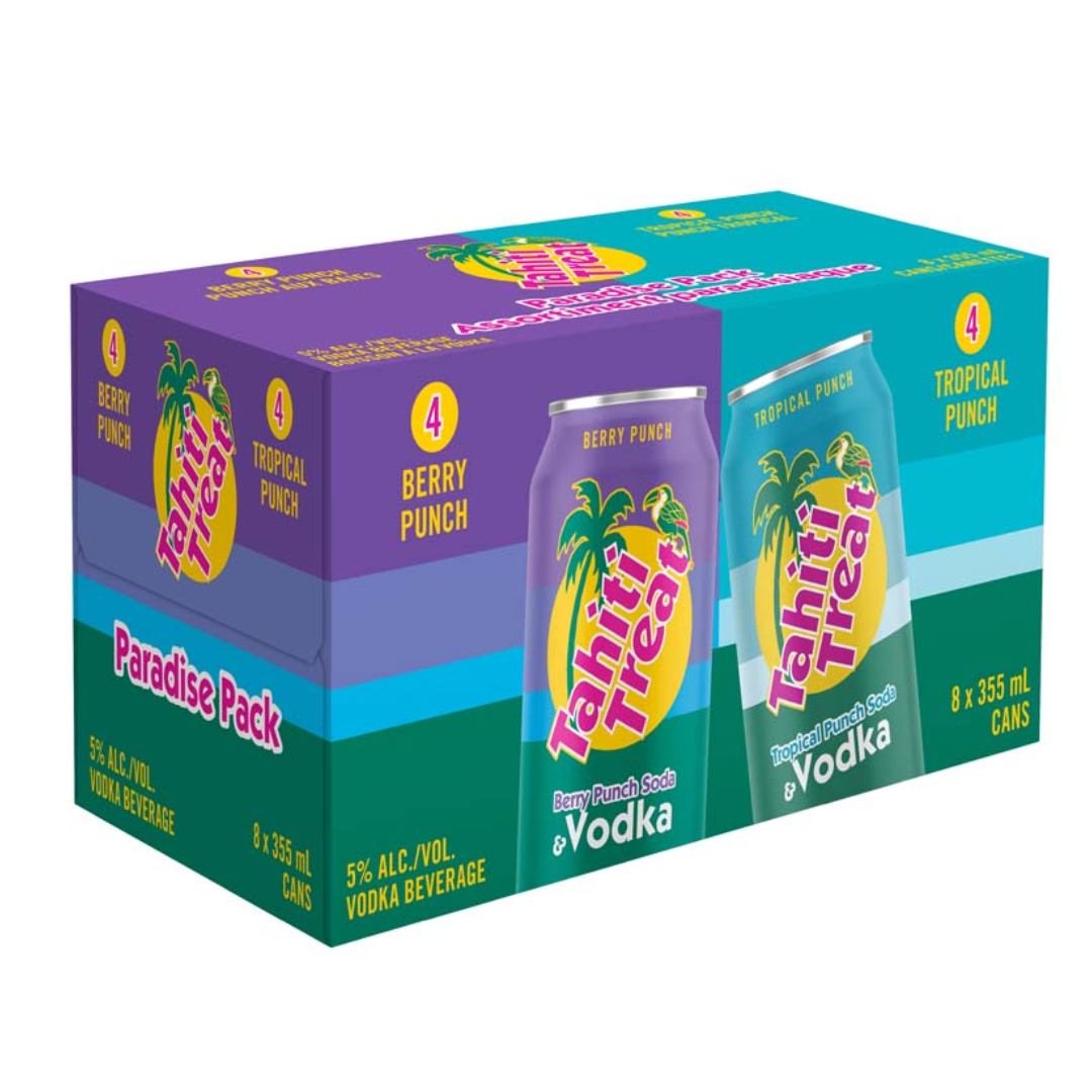 Tahiti Treat Paradise Pack 8 cans – Co-op Wine Spirits Beer Saskatoon