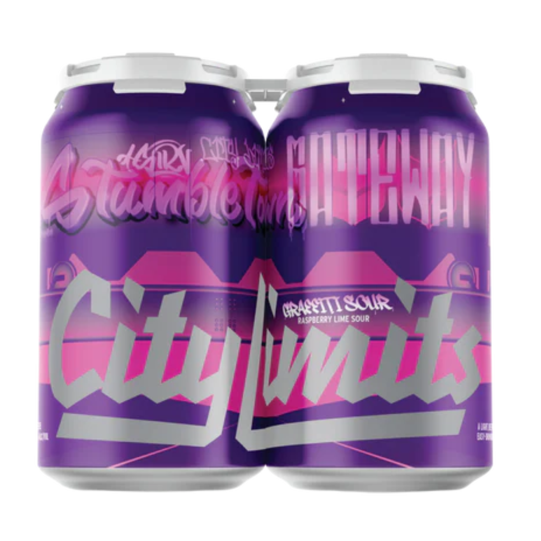 City Limits Graffiti Sour Raspberry Lime 4 cans – Co-op Wine Spirits ...