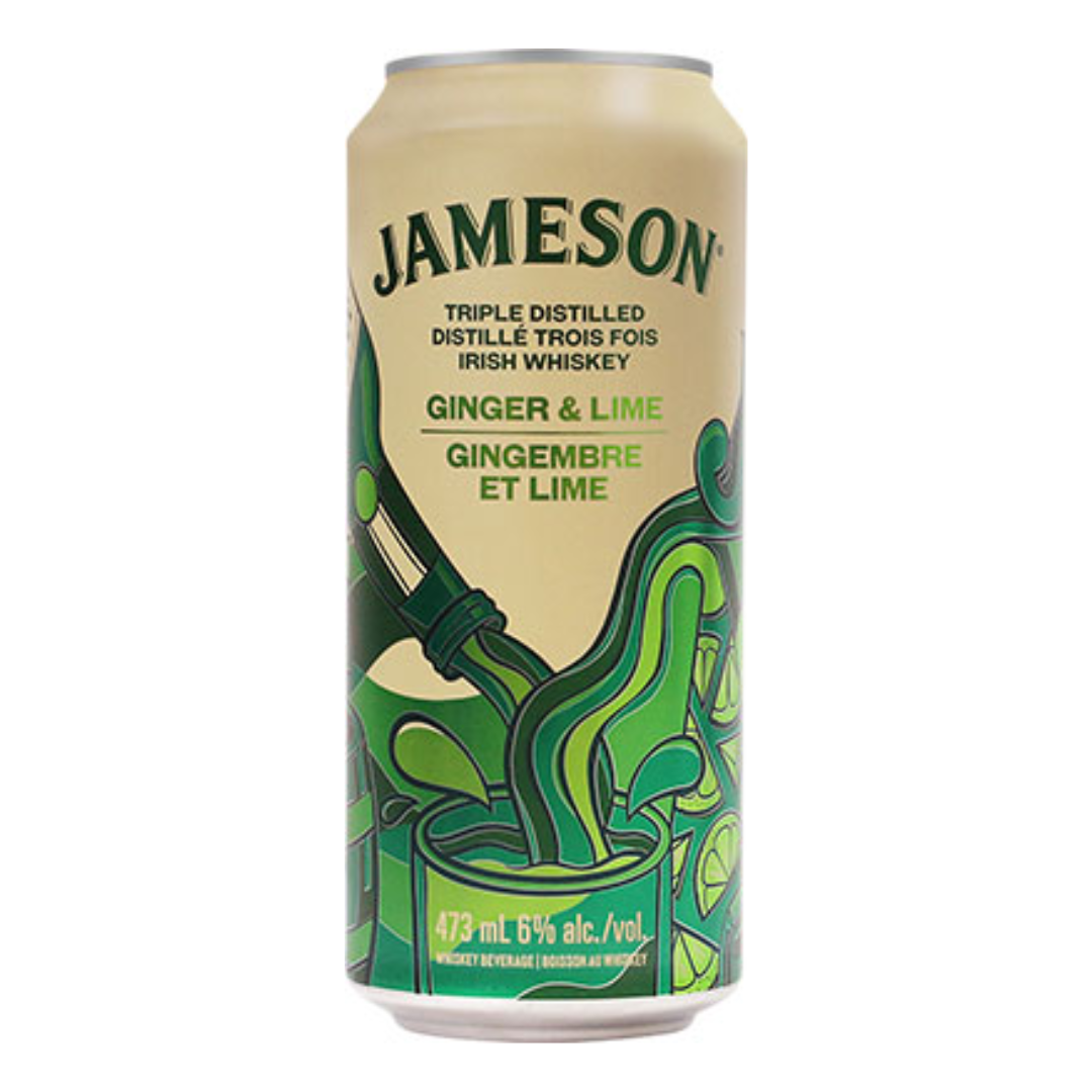 Jameson Ginger And Lime 473ml Can – Co-op Wine Spirits Beer Saskatoon