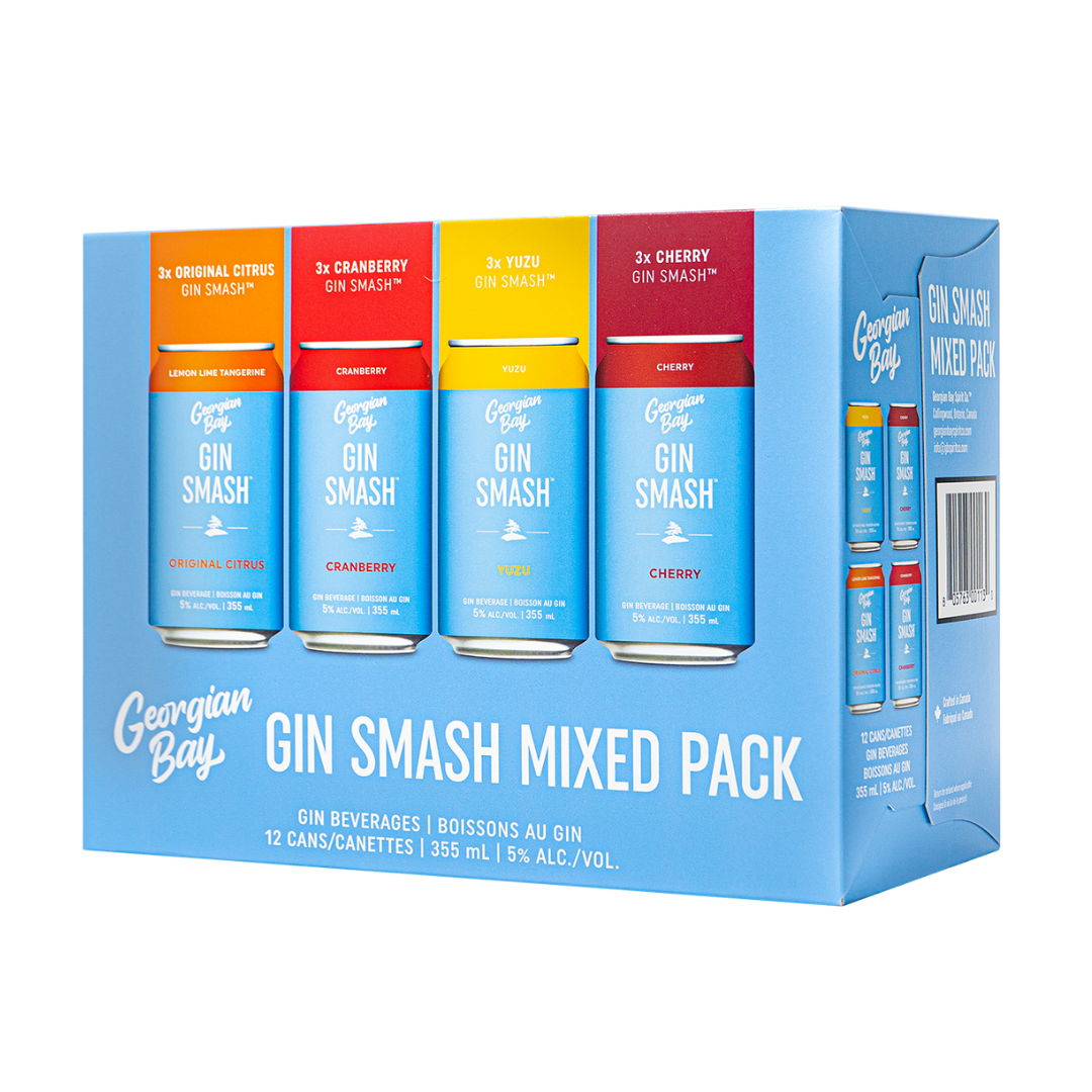Georgian Bay Gin Smash Mixed Pack 12 cans – Co-op Wine Spirits Beer ...