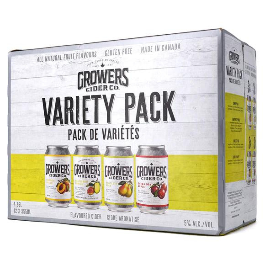 Growers Cider Variety Pack 12 Cans – Co-op Wine Spirits Beer Saskatoon