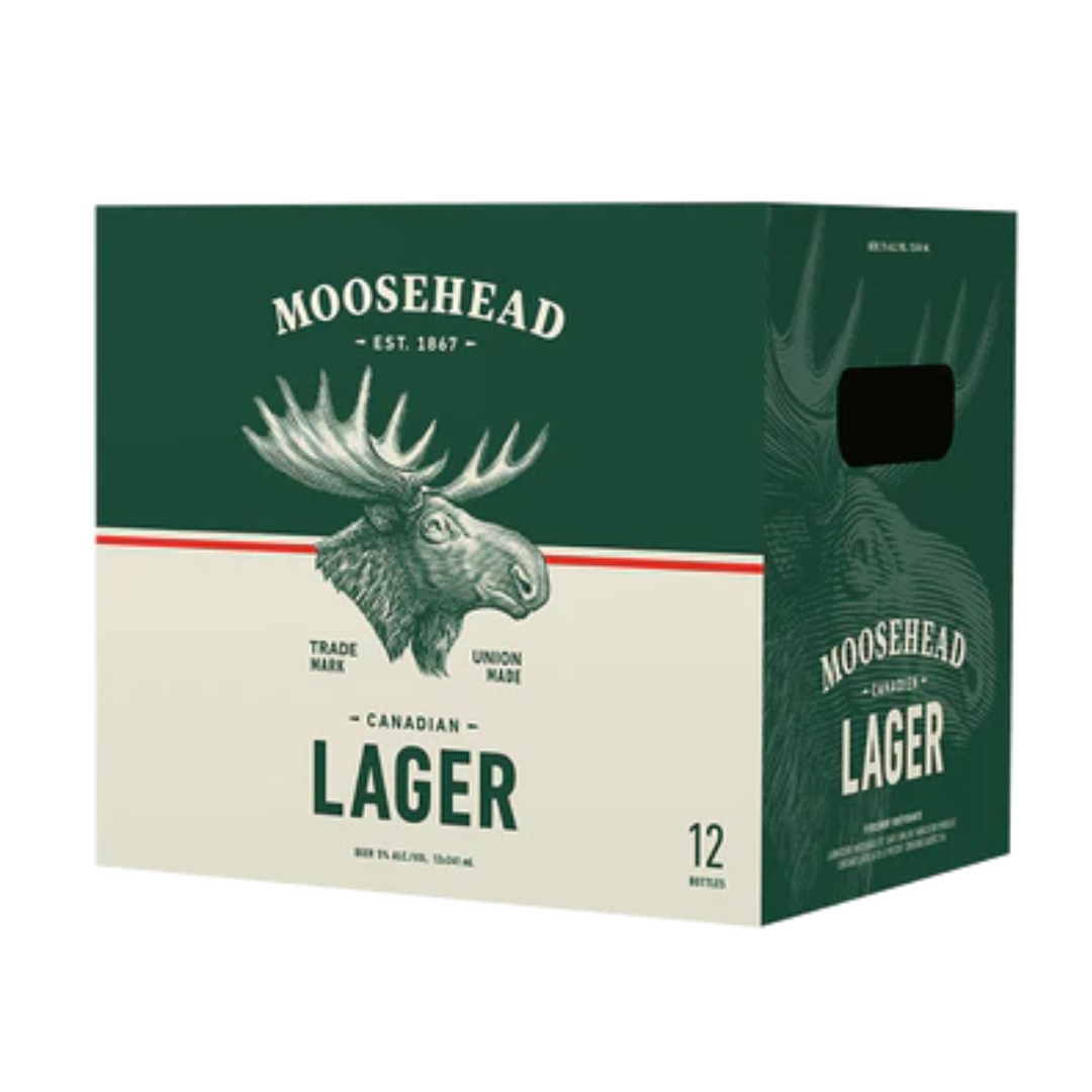 Moosehead Lager 12 bottles – Co-op Wine Spirits Beer Saskatoon