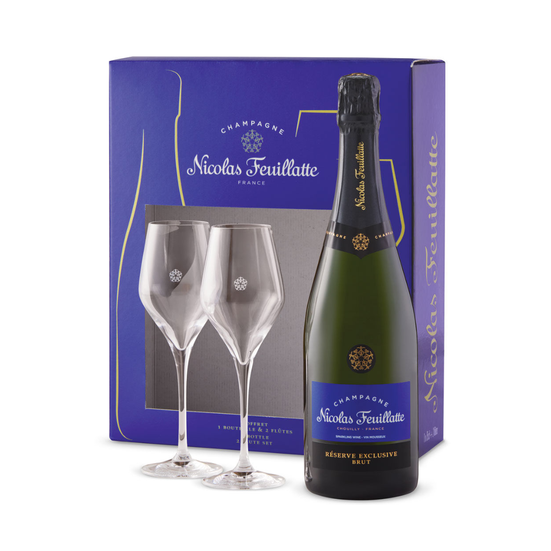 Nicolas Feuillatte Reserve Exclusive Brut Gift Pack – Co-op Wine ...