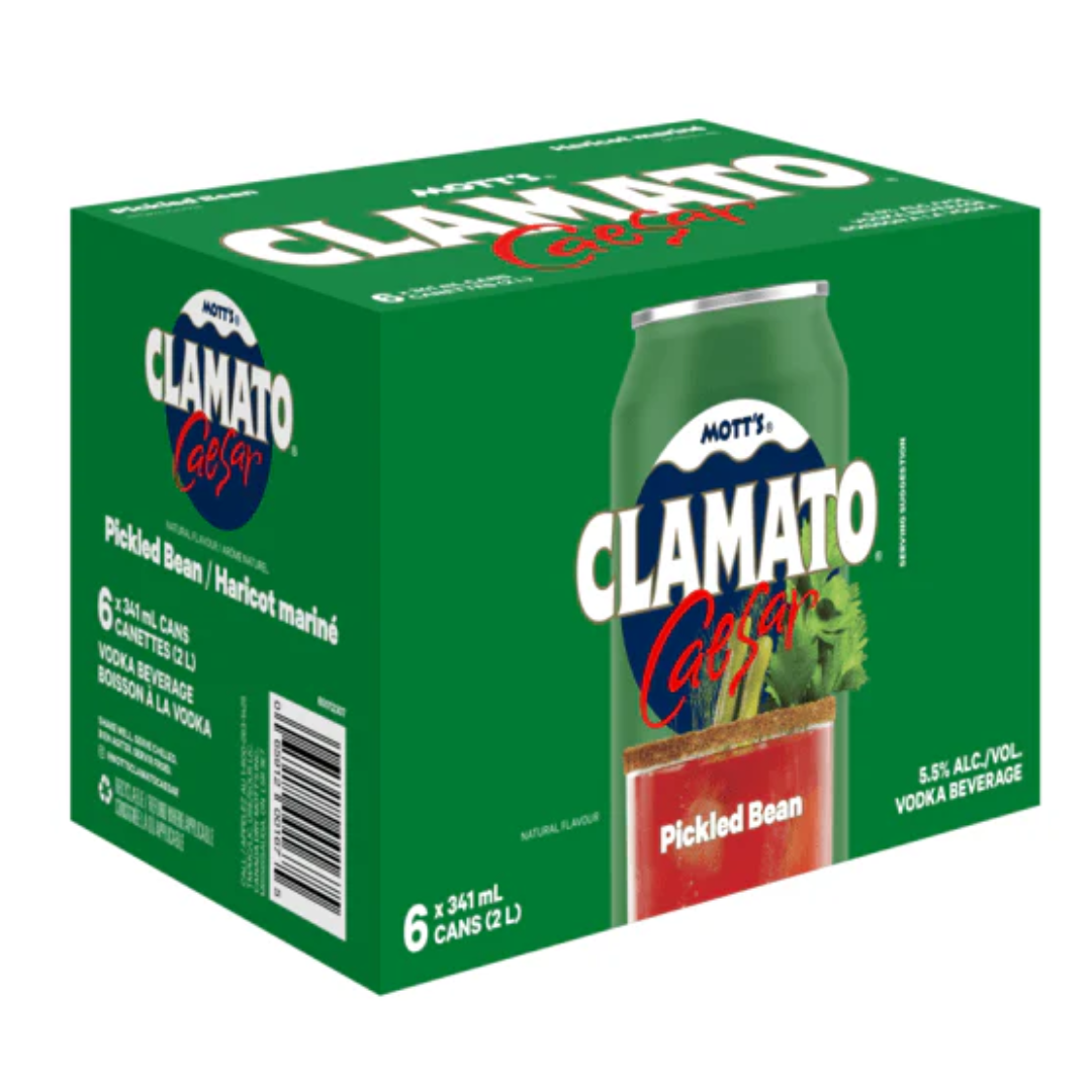 Mott's Clamato Pickled Bean Caesar 6 cans – Co-op Wine Spirits Beer ...