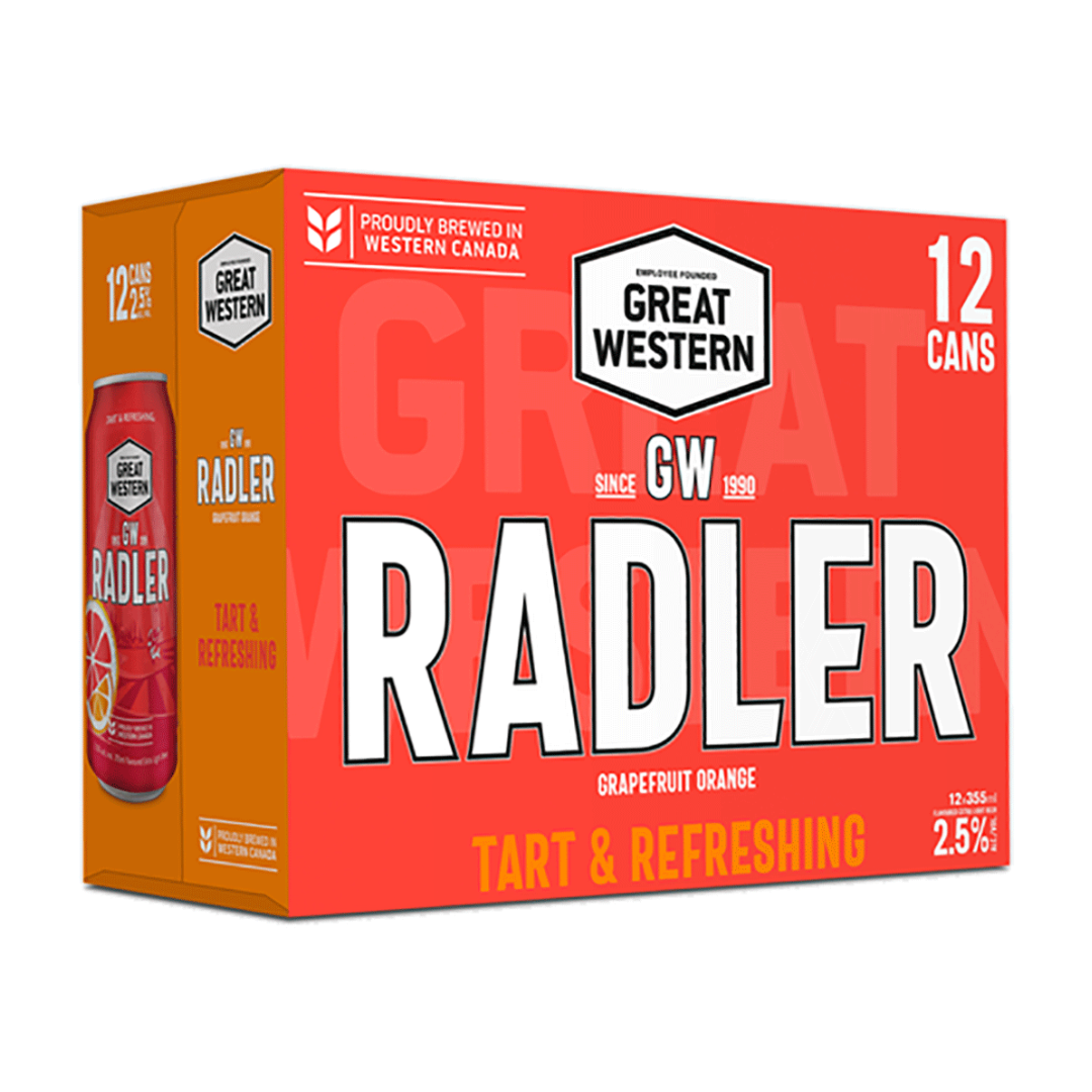 Great Western Radler 12 Cans – Co-op Wine Spirits Beer Saskatoon