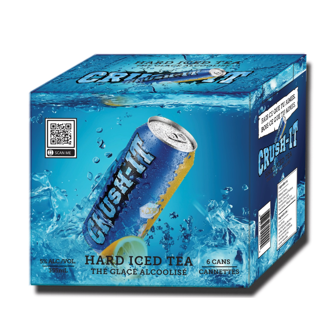 Crush-it Hard Iced Tea 6 cans – Co-op Wine Spirits Beer Saskatoon