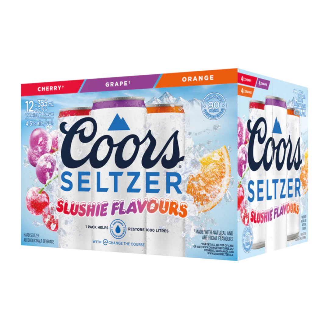 Coors Seltzer Slushie Flavours Mixer 12 Cans – Co-op Wine Spirits Beer ...
