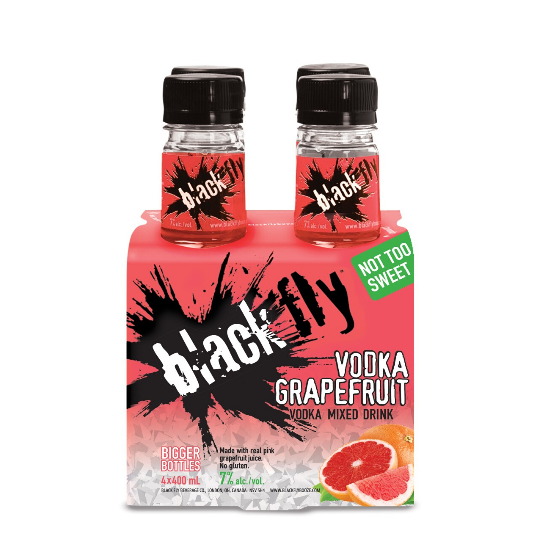 Black Fly Vodka Grapefruit 4 Bottles – Co-op Wine Spirits Beer Saskatoon