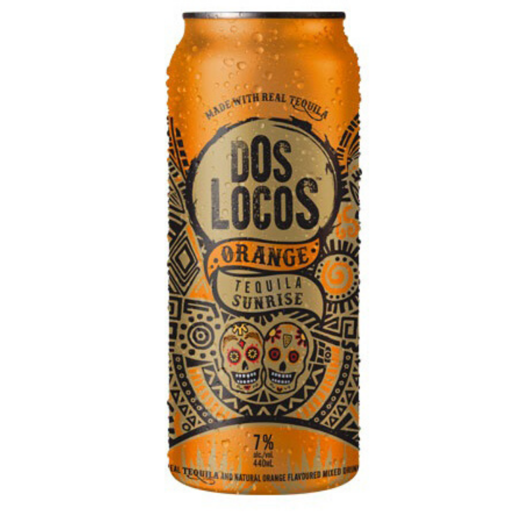 Dos Locos Tequila Sunrise Single Can – Co-op Wine Spirits Beer Saskatoon