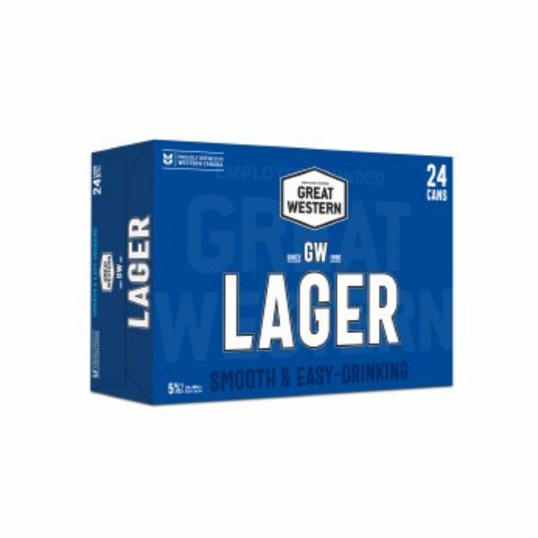 Great Western Lager 24 Cans – Co-op Wine Spirits Beer Saskatoon