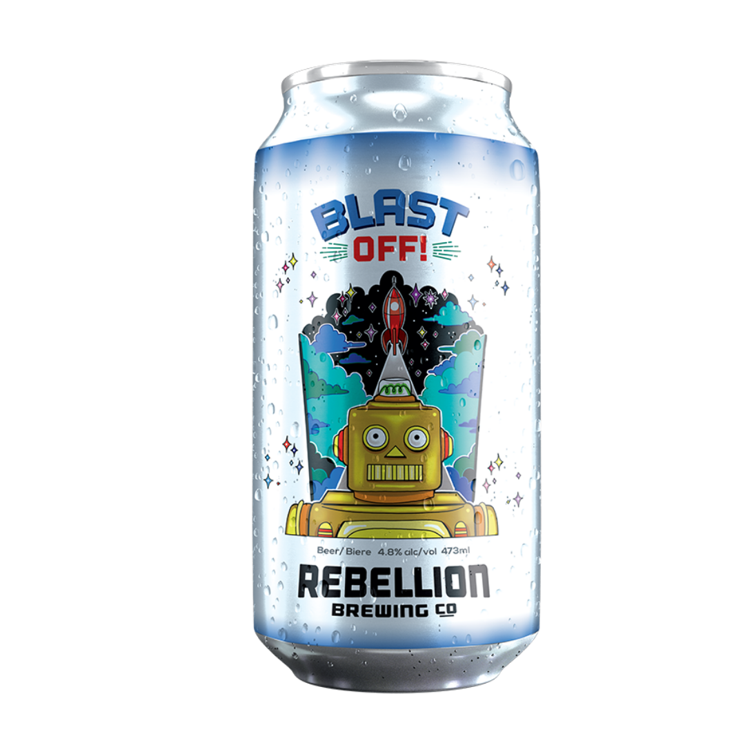 Rebellion Blast Off 4 Cans – Co-op Wine Spirits Beer Saskatoon