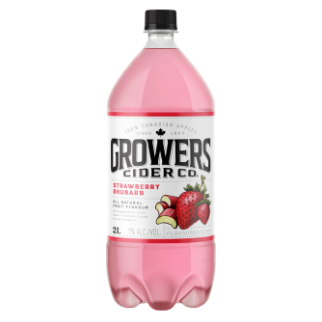 Growers Strawberry Rhubarb Cider 2L Bottle – Co-op Wine Spirits Beer ...